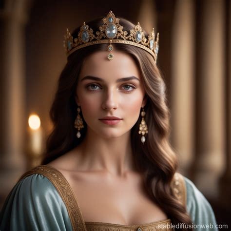 Ancient Europe Princess Portrait Stable Diffusion Online