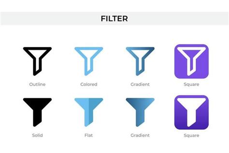 Filter Logo Vector Art Icons And Graphics For Free Download
