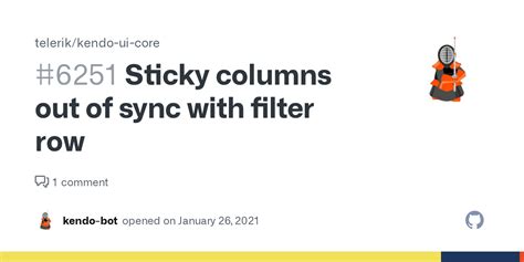 Sticky Columns Out Of Sync With Filter Row · Issue 6251 · Telerik
