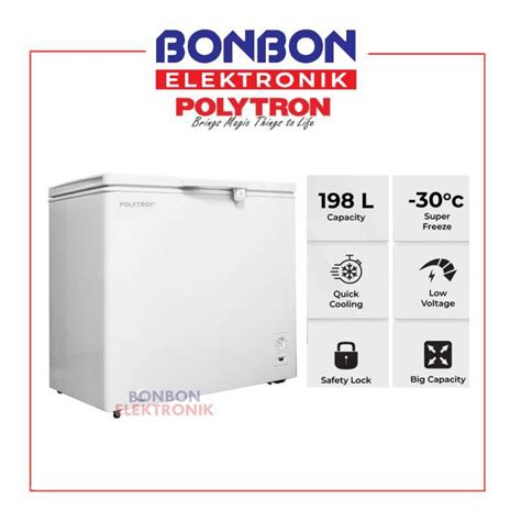 Jual Polytron Chest Freezer 200 Liter Pcf 218 Pcf218 200l Di Seller
