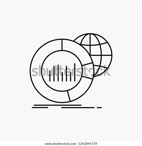 Big Chart Data World Infographic Line Stock Vector Royalty Free Shutterstock