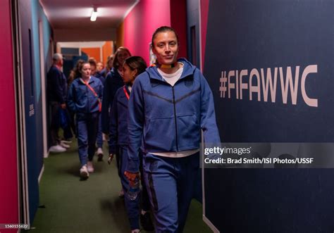 Sofia Huerta Of The United States Walks To The Field During Uswnt