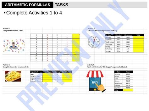 2 Arithmetic Formulas Modelling Data Series Teaching Resources