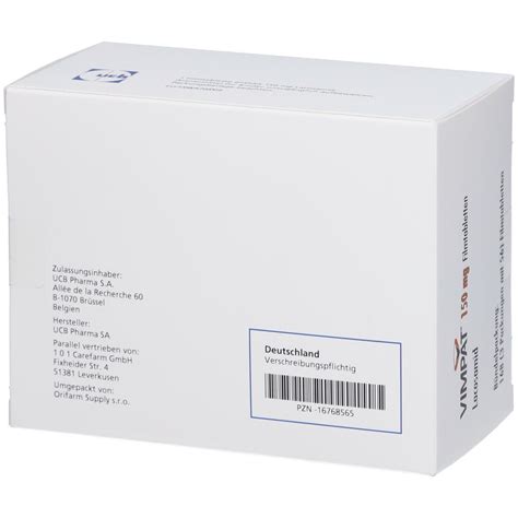 Vimpat® 150mg 168 St Mit Dem E Rezept Kaufen Shop Apotheke
