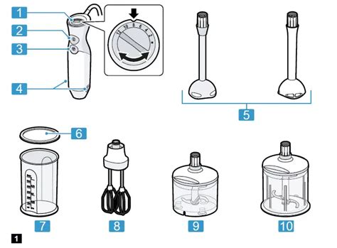 Bosch Ms6 Ergomixx Hand Blender And Vacuum System User Manual