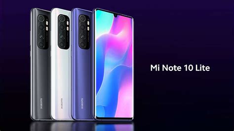 Xiaomi Mi Note 10 Lite Ufficiale Scheda Tecnica Prezzo Data