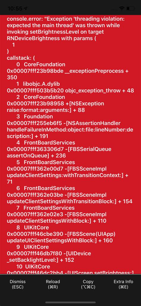 IOS Support Issue Calvin Huang React Native Device Brightness GitHub