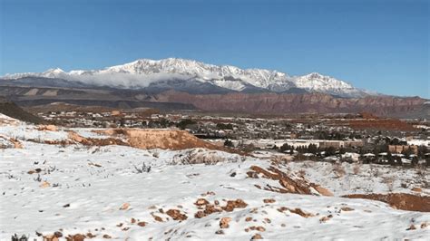 Timeline Incoming Storm Expected To Bring Snow To Southern Utah