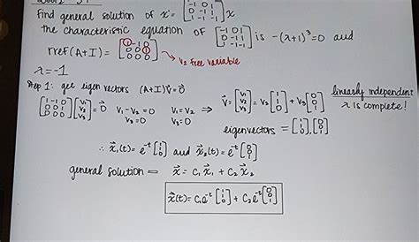 Solved Find The General Solution Given With The Given