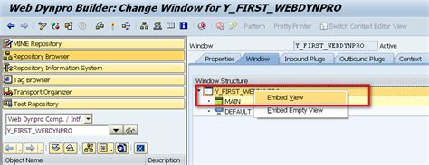 How To Use Inbound And Outbound Plugs In SAP Web Dynpro ABAP Programs