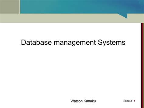 Lecture 1 Data Modeling Using The Entity Relationship Er Modelpptx