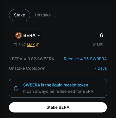 Bera Staking Guide 🐻 Berachain Core Docs