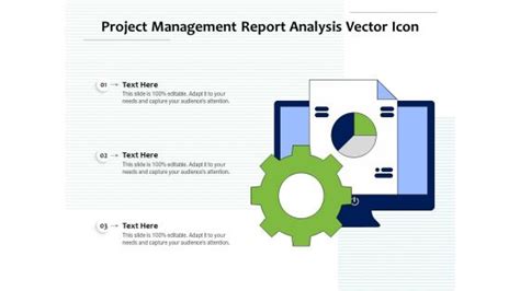 Project Management Report Analysis Vector Icon Ppt Powerpoint