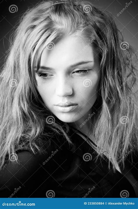 Fashion Portrait Of A Red Hair Woman Stock Photo Image Of Sensuality Beauty