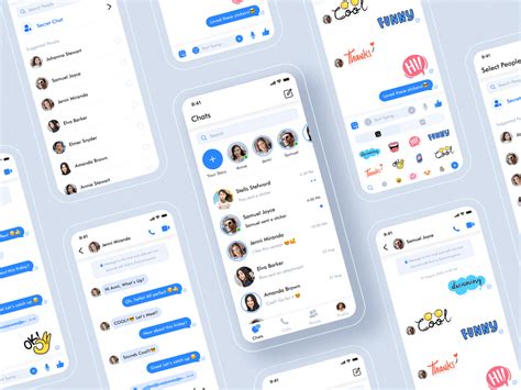 Messaging App Concept Freebie Uibundle
