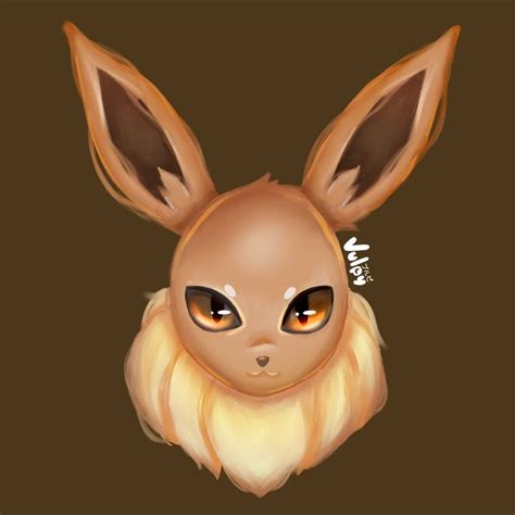 [fanart] Eevee Bust By Thevulpy On Deviantart