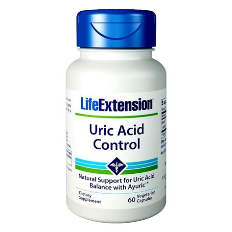 Life Extension Uric Acid Control S Buy Health Products At Healthy U Online Health And