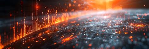 Advanced Dynamic Business Performance Chart Design Stock Illustration