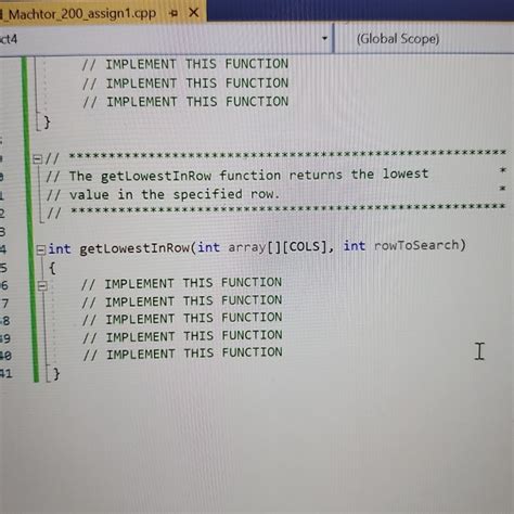 Solved Global Scope Include Using Namespace Std Own