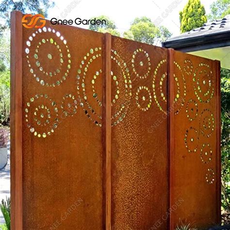 Outdoor Corten Steel Screen Corten Steel Rust Screen Corten Steel