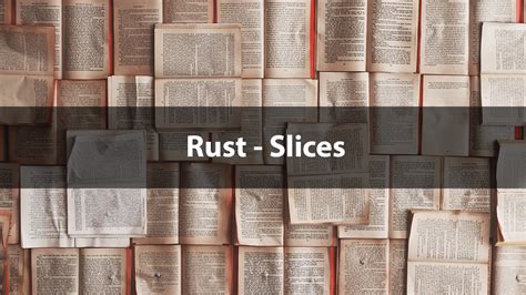 rust slice y devenv