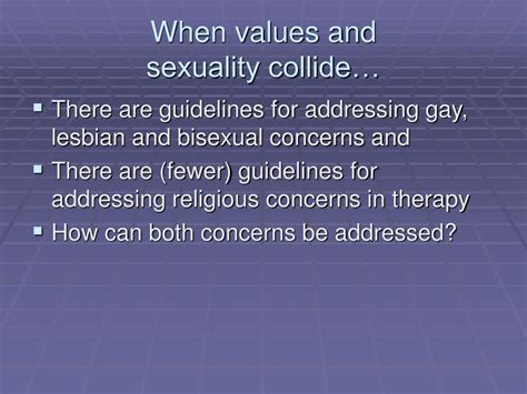Ppt Sexual Identity Therapy A Framework For Addressing Sexual