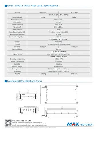 1 5 Kw 1 5w 2w 3w 6w 20w 30w 50w Max Photonics Laser Source At Rs 200000 In Ahmedabad