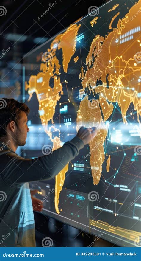 Interactive World Map For Global Economic Policy Scenarios And Predictive Planning