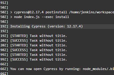 continuous integration - Cypress not installing binary in gitlab pipeline CI - Stack Overflow
