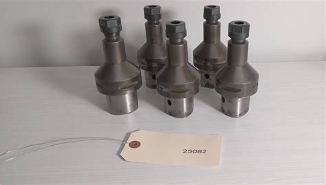 Used 5x Sandvick Coromant Capto C6 Er16 Tool Holders C6 39114 16 100