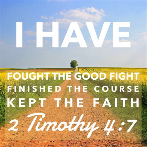Fought The Good Fight