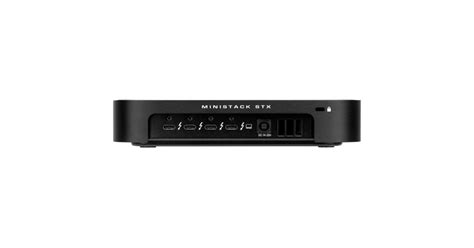 Owc Ministack Stx Thunderbolt 4 Laufwerksgehäuse Schwarz Stapelbares