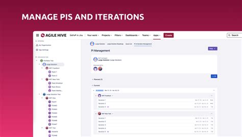 Agile Hive Safe Structure Art Pi Planning Roadmaps Atlassian Marketplace