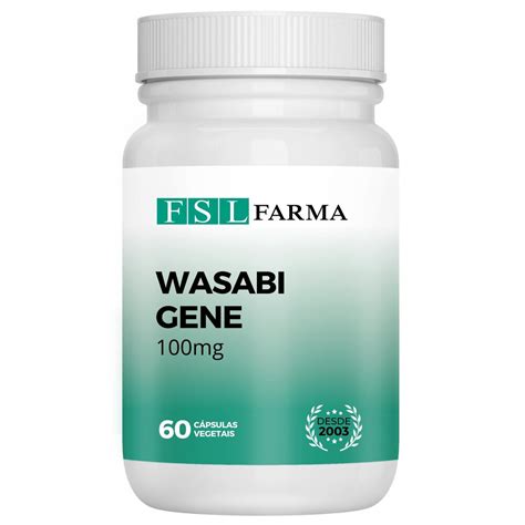 Wasabi Gene mg Vegan Cápsulas FSL Farma