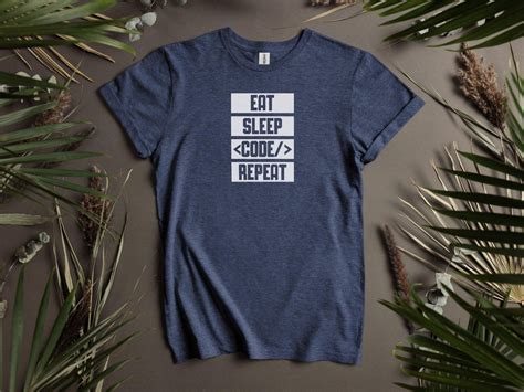 Funny Programmer T Shirt Eat Sleep Code Repeat T Shirt T For