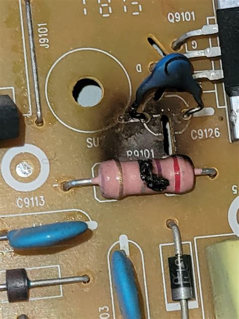 Will Swapping The Resistor Fix It Or Do I Need A Whole New Plate Tv R Askelectronics