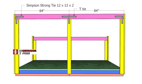 Fitting The Top Beams MyOutdoorPlans