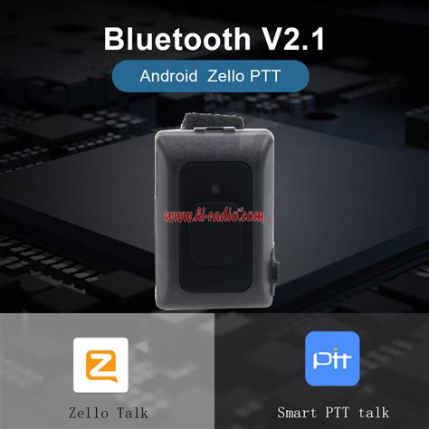 2019 Smart Zello PTT Android Handsfree Bluetooth Walkie Talkie Button Walkie Talkie