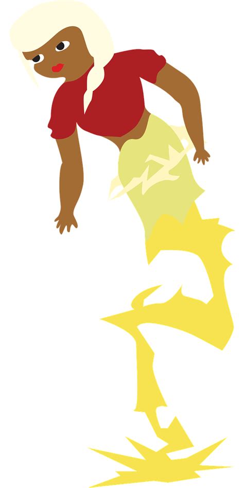 Edit Free Photo Of Girl With The Power Of Lightning Lightning Superpower Woman With Superpowers