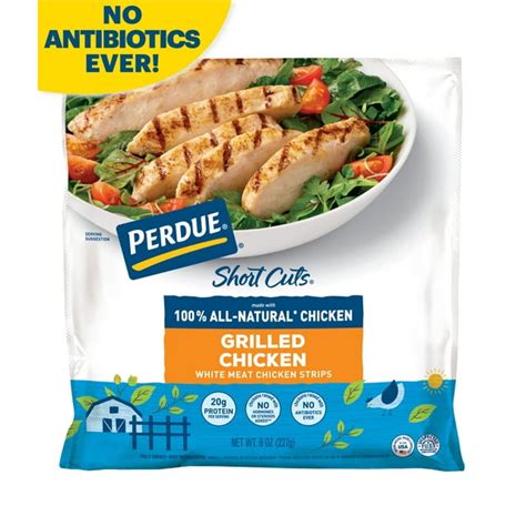 Perdue Short Cuts Refrigerated Grilled Chicken Breasts Strips 20g