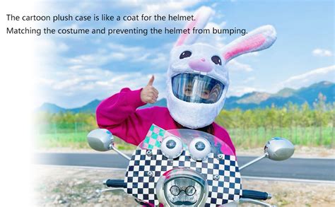 Motorcycle Helmet Cover Crazy Fun Easy To Install Dust Cap