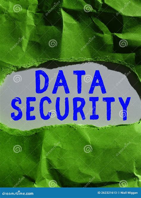 Writing Displaying Text Data Security Word Written On Confidentiality