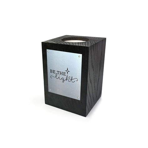 Деревяний підсвічник з металевою вставкою коричневий 6х9х6 см Be The Light хрпмд00011ку