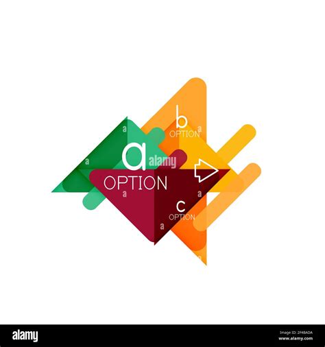 Triangle Data Visualization Design Option Infographic Layout Triangle Data Visualization