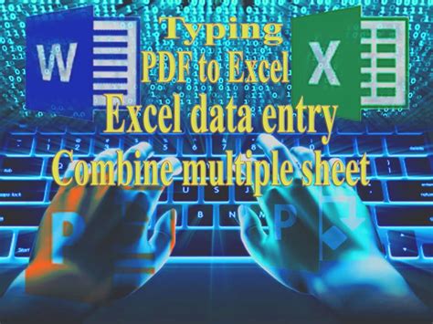 Data Entry Job Copy Paste Pdf To Wordexcel Conversion Online