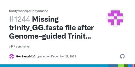 Missing Trinityggfasta File After Genome Guided Trinity De Novo