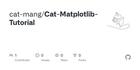 Github Cat Mangcat Matplotlib Tutorial