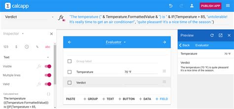 additional field types — calcapp