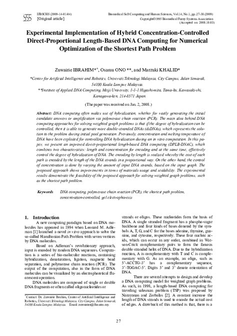 Pdf Experimental Implementation Of Hybrid Concentration Controlled Direct Proportional Length