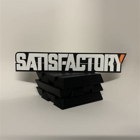 Satisfactory Logo 3d Model For 3d Printing Etsy